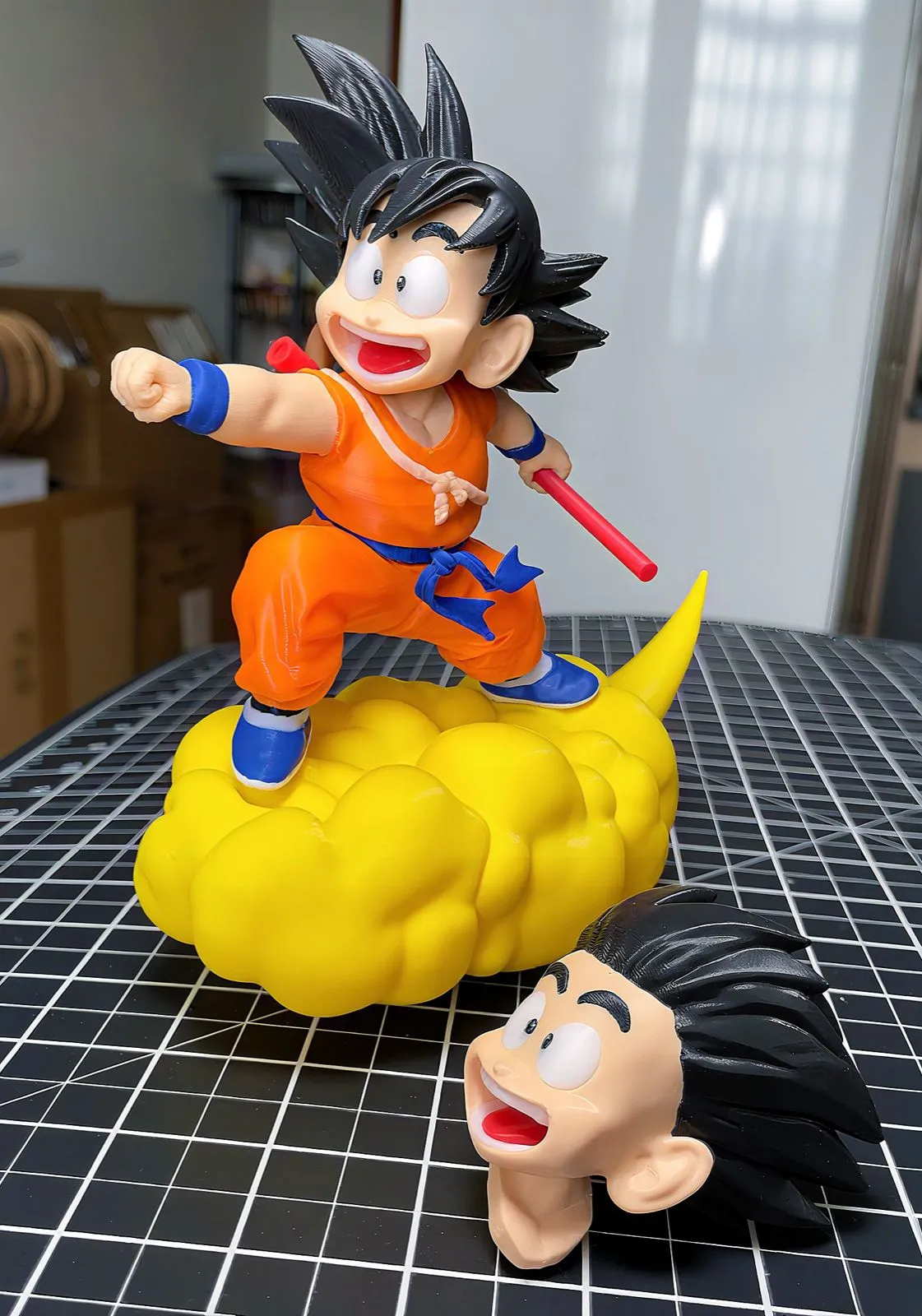 Flying Goku - Multicolor - Magnetic Levitation - Free 3D Print Model ...