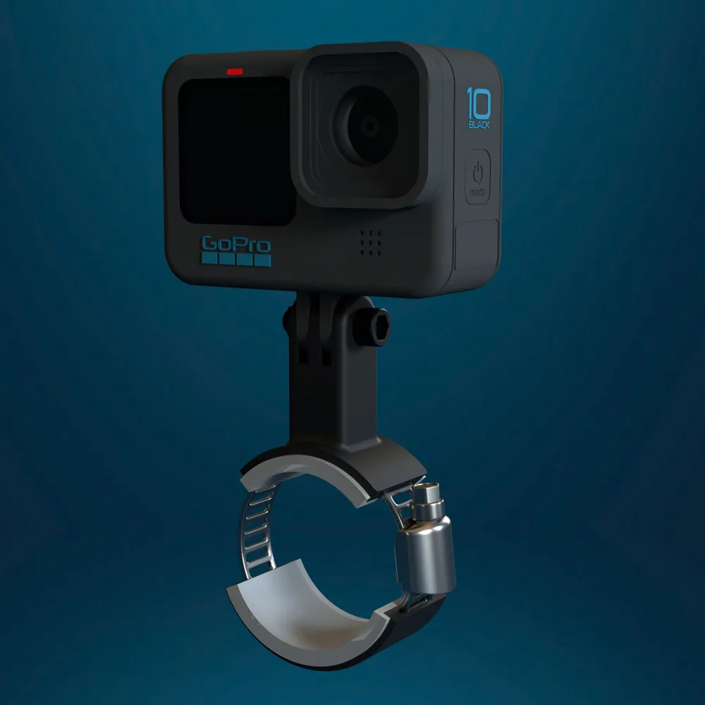 Support de tube GoPro par mattiB MakerWorld : Téléchargez des Modèles ...