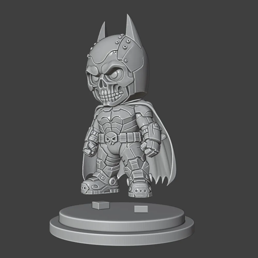 Batman Skull Cartoon by borkan MakerWorld: Download Free 3D Models