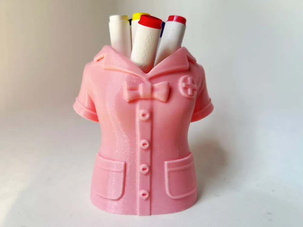 Nurse Uniform Pen Holder by SparklingStar MakerWorld: Download Free 3D ...