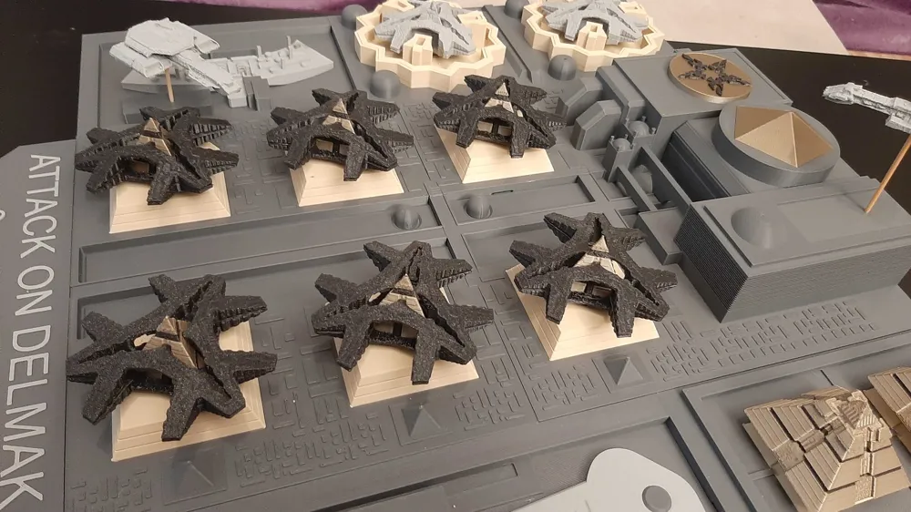 Attack on Delmak (Stargate Diorama) - Free 3D Print Model - MakerWorld