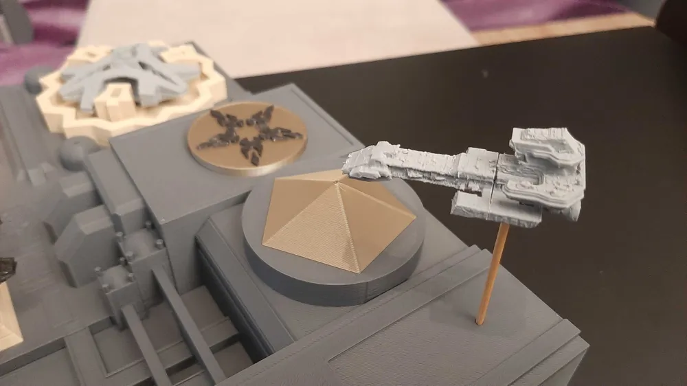 Attack on Delmak (Stargate Diorama) - Free 3D Print Model - MakerWorld