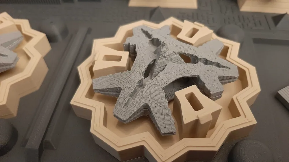 Attack on Delmak (Stargate Diorama) - Free 3D Print Model - MakerWorld