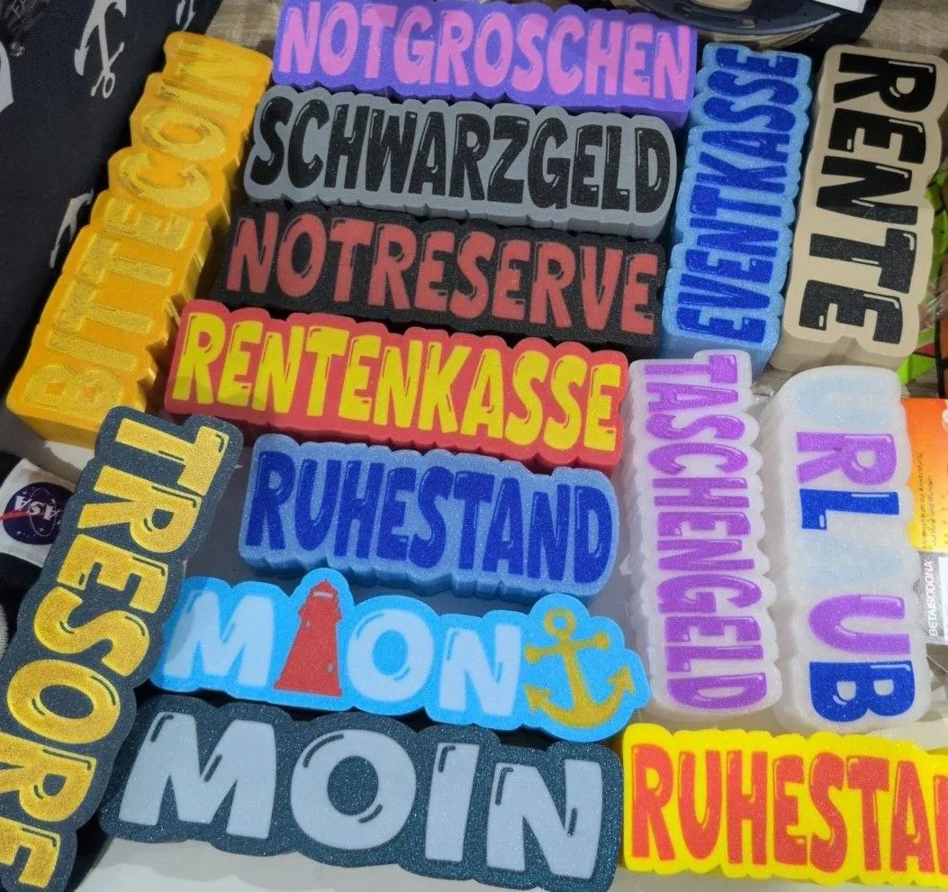 Sparschwein, personalisierte Namens-Geldboxen Sandra von baumgart05 MakerWorld: Kostenlose 3D ...