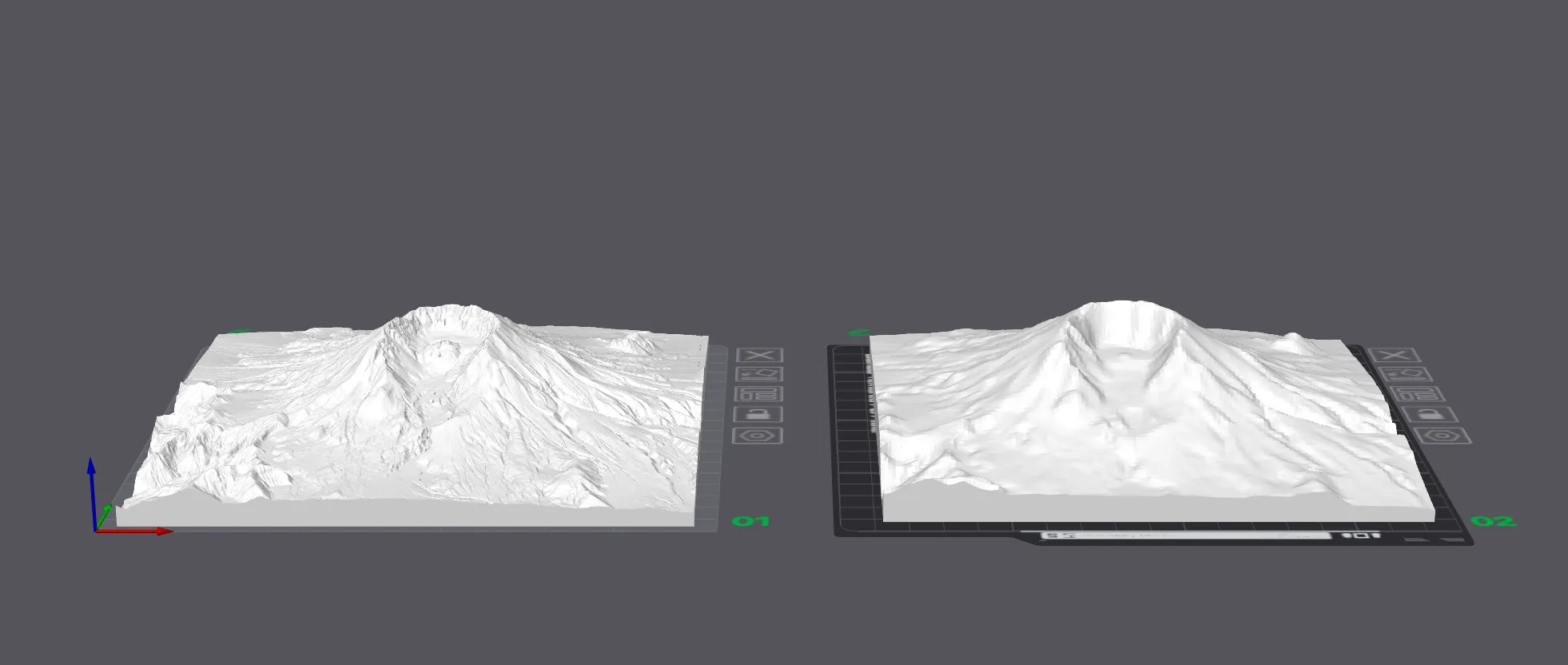 Mount Saint Helens EXTREME Detail by BrokePhotoCC MakerWorld: Download ...