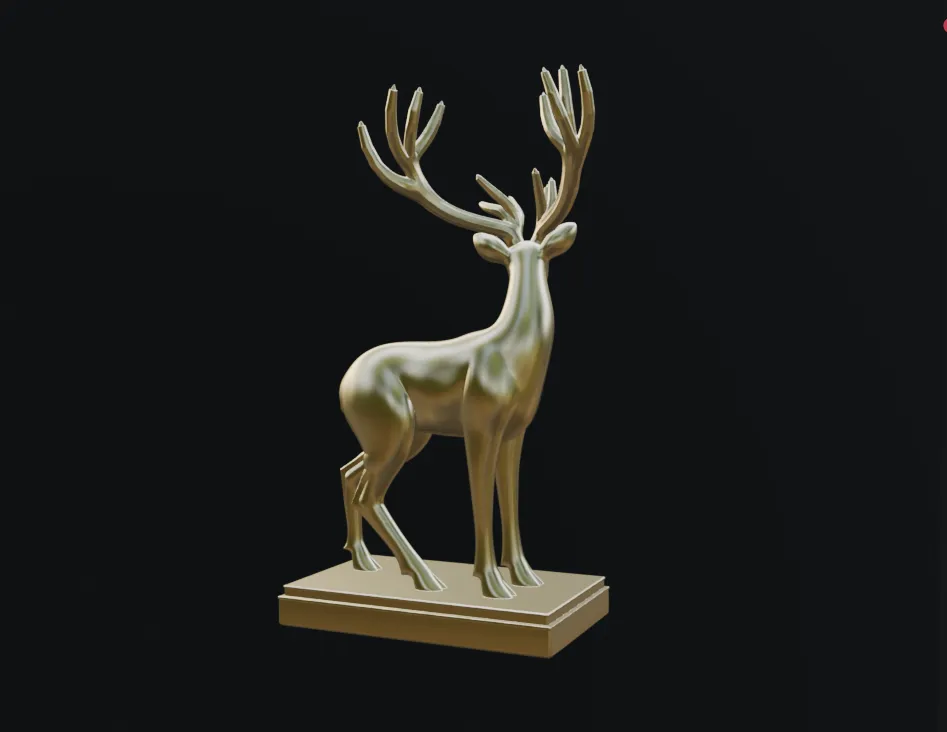 우아한 사슴 조각상 – 3D STL 모델 에 의해 BROSCO STUDIO MakerWorld: 무료 3D 모델 다운로드