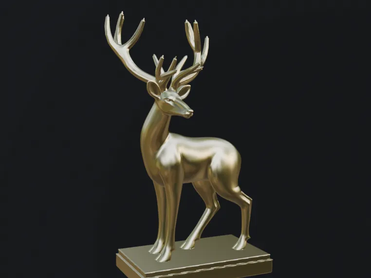 우아한 사슴 조각상 – 3D STL 모델 에 의해 BROSCO STUDIO MakerWorld: 무료 3D 모델 다운로드
