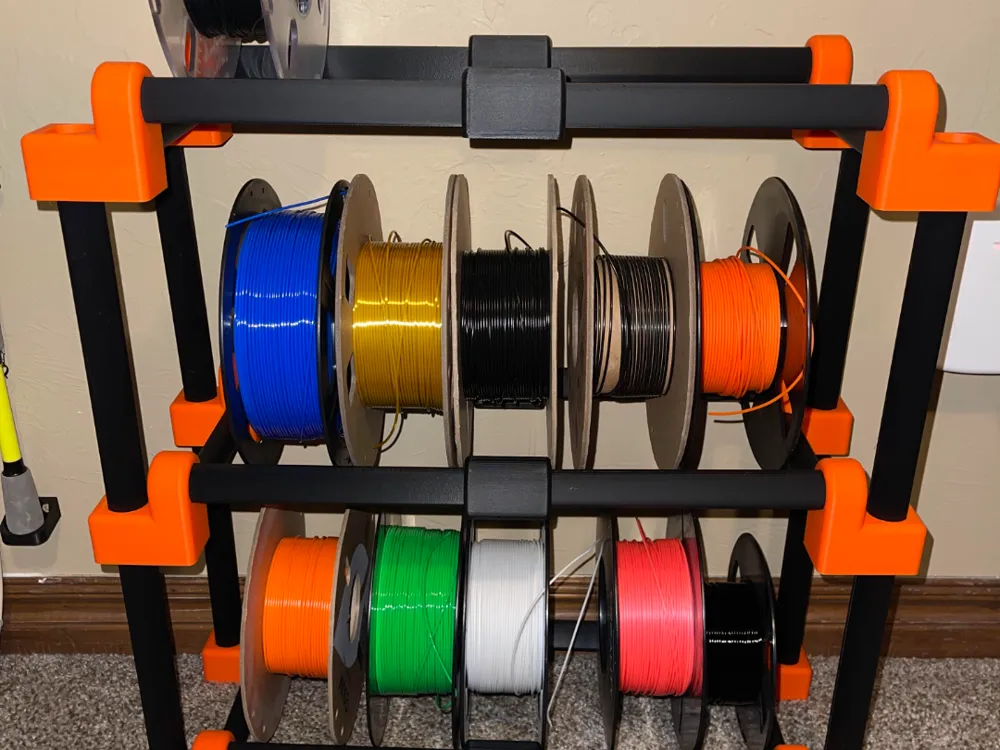 Fully 3D printed modular filament stand by Kuba_2010 MakerWorld ...