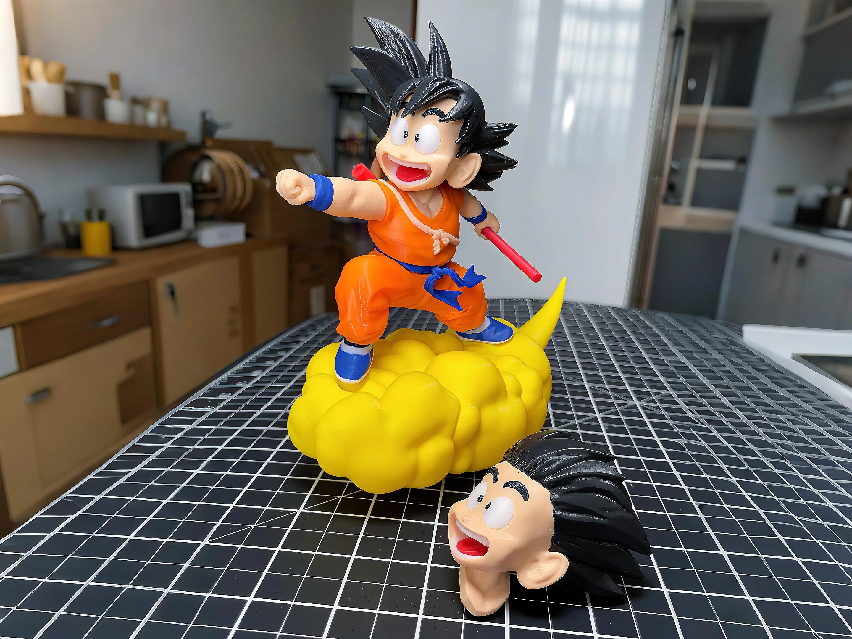 Flying Goku Multicolor - Snap-Fit (No Levitation) by 3DXAV MakerWorld ...