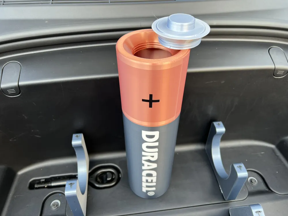 Tesla Frunk Duracell Battery Remixed by essbeck MakerWorld: Download ...