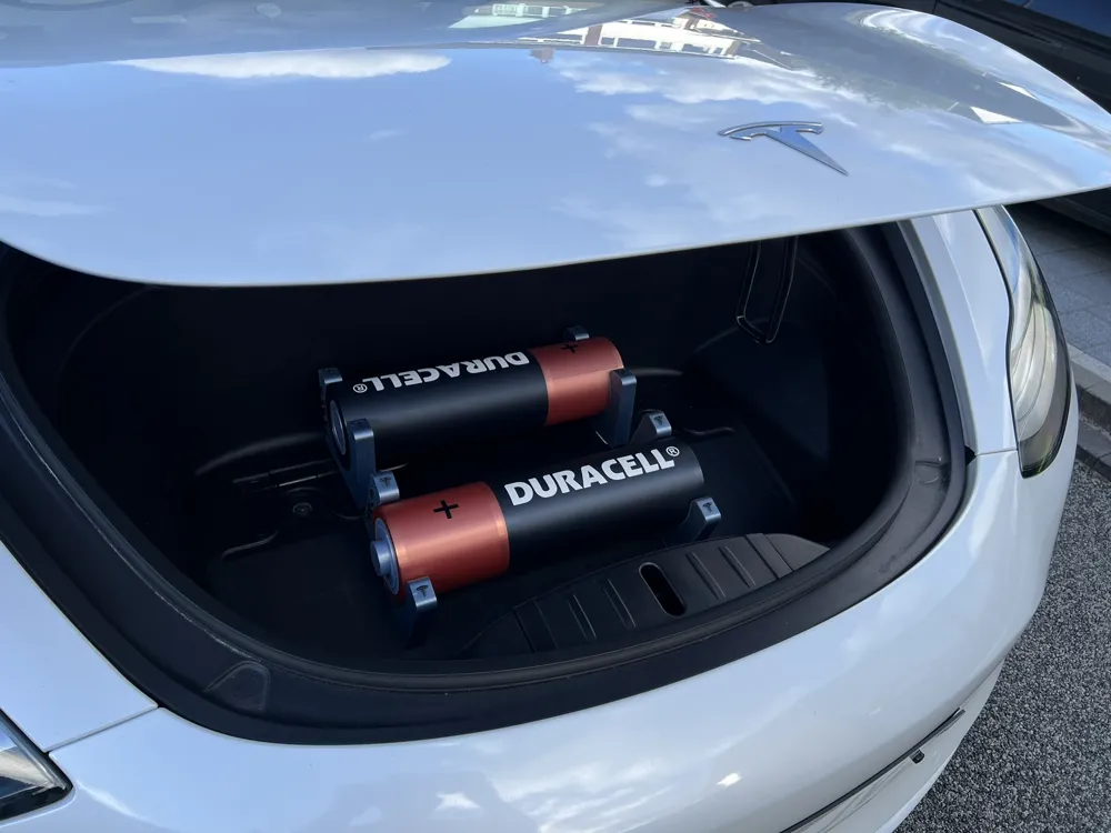 Tesla Frunk Duracell Battery Remixed by essbeck MakerWorld: Download ...