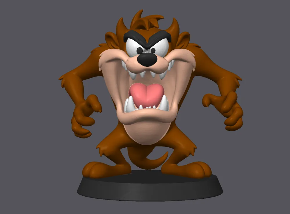 Tazz The Tasmanian Devil Cartoon Chaos Unleashed by Ryan @ TheMajinLab MakerWorld: Download Free ...