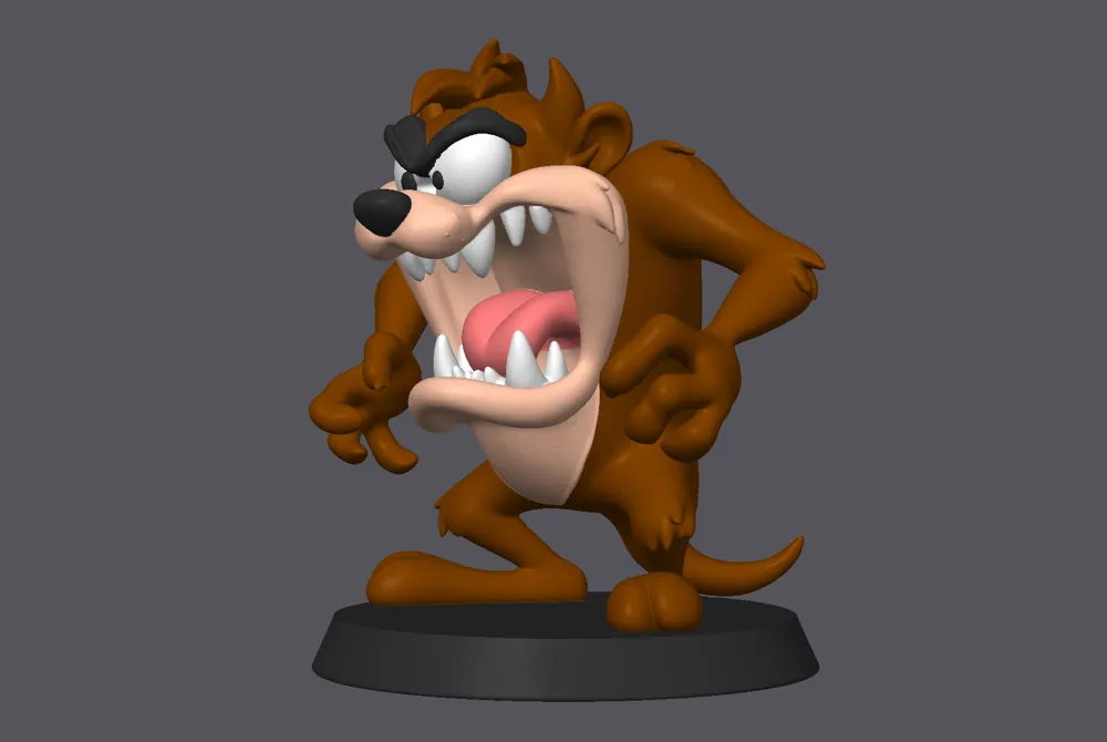 Tazz The Tasmanian Devil Cartoon Chaos Unleashed by Ryan @ TheMajinLab ...