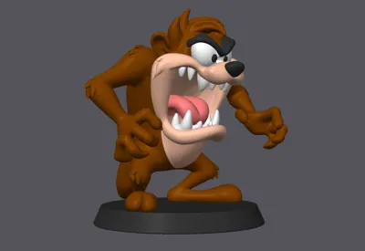 Tazz The Tasmanian Devil Cartoon Chaos Unleashed by Ryan @ TheMajinLab ...