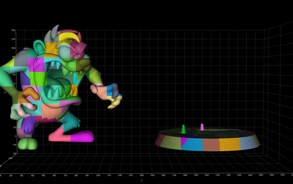 Life Size Tezz The Tasmanian Devil Cartoon Chaos - Free 3D Print Model - MakerWorld