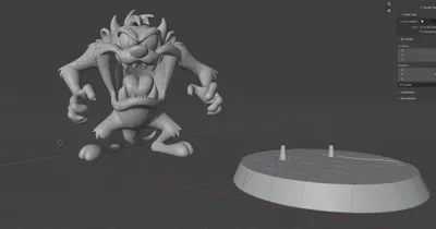 Life Size Tezz The Tasmanian Devil Cartoon Chaos - Free 3D Print Model ...
