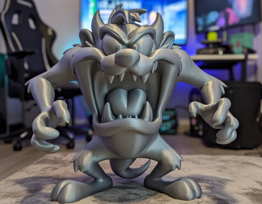 Life Size Tezz The Tasmanian Devil Cartoon Chaos - Free 3D Print Model ...