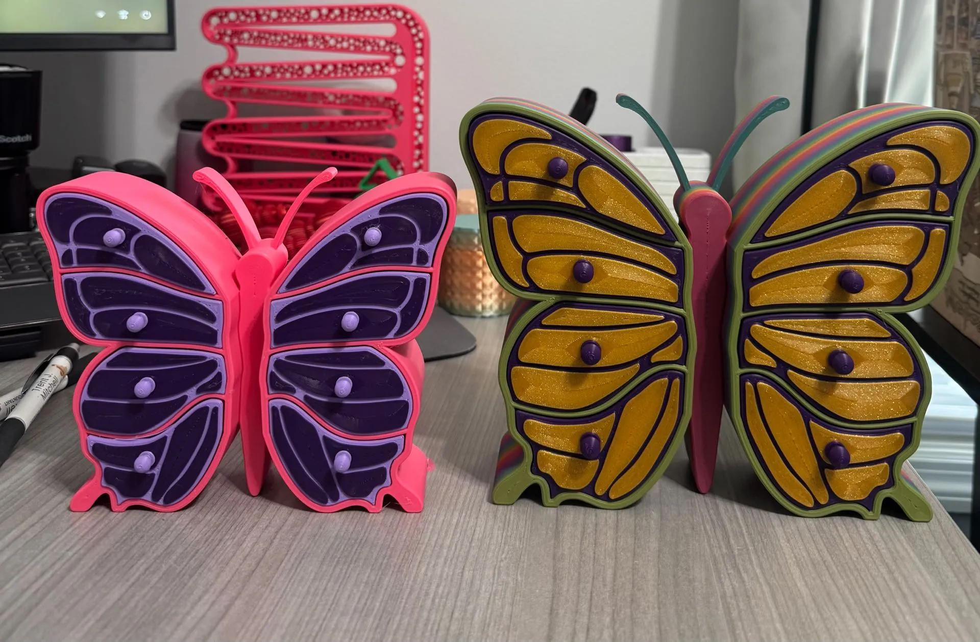 butterfly drawer jewelry box - Free 3D Print Model - MakerWorld