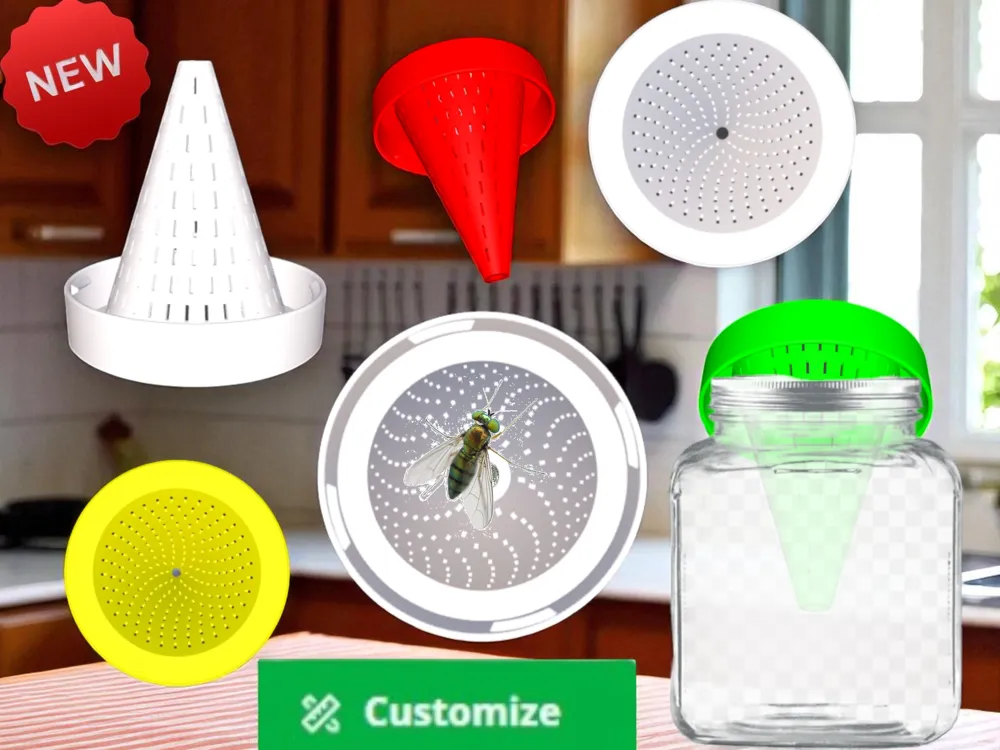 Your jar is a fruit fly trap by LuisBA MakerWorld: Download Free 3D Models