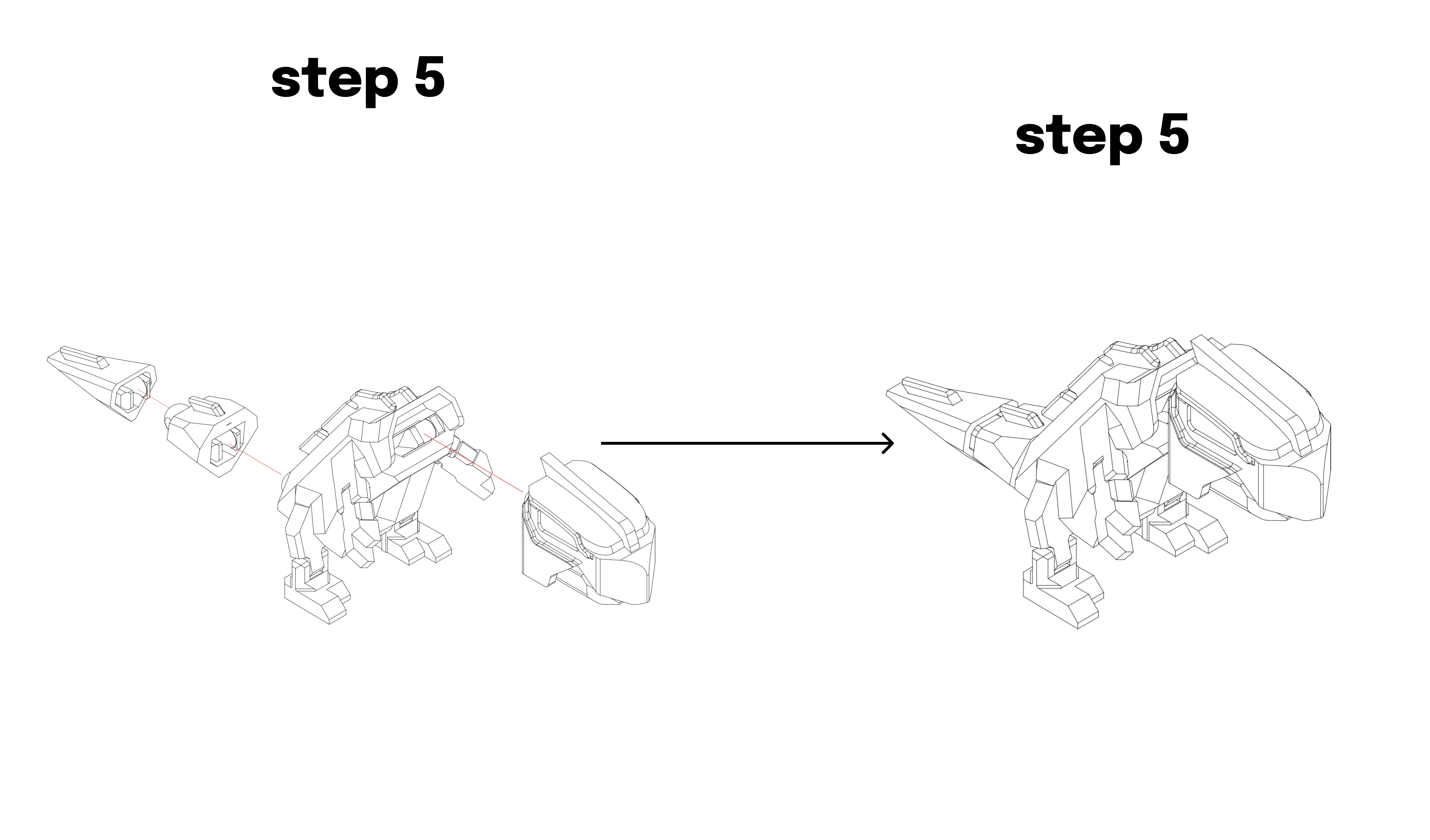 Articulated mecha - assembly toy - dino - artier - Free 3D Print Model ...
