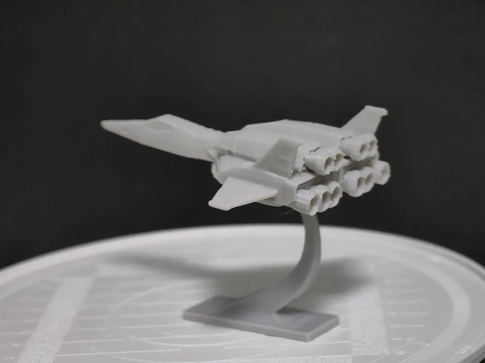 A 17g model of the Earth Federation Forces' FF-S3 Saberfish space ...