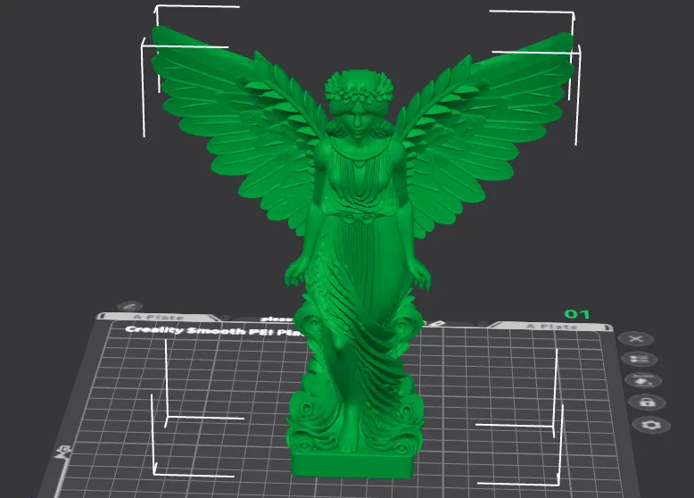 Dreaming Fairy Angel 3D Printed Fantasy Sculpture by BROSCO STUDIO ...