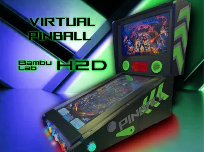 Tabletop Virtual Pinball Machine by 3DJustin MakerWorld: Download Free ...
