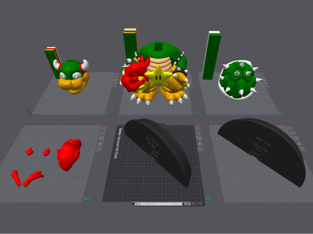 Super Mario Bowser the King of the Koopas Model by Ryan @ TheMajinLab ...