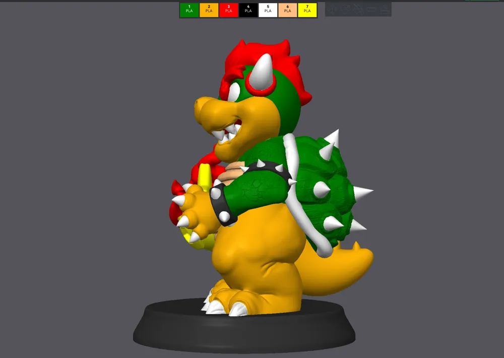 Super Mario Bowser the King of the Koopas Model by Ryan @ TheMajinLab ...
