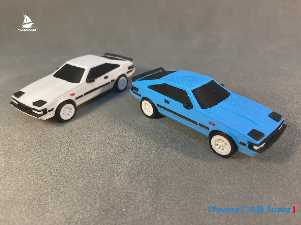 【Toyota】Toyota Supra Model Kit Multi-Color Segmented Assembly Car Model ...