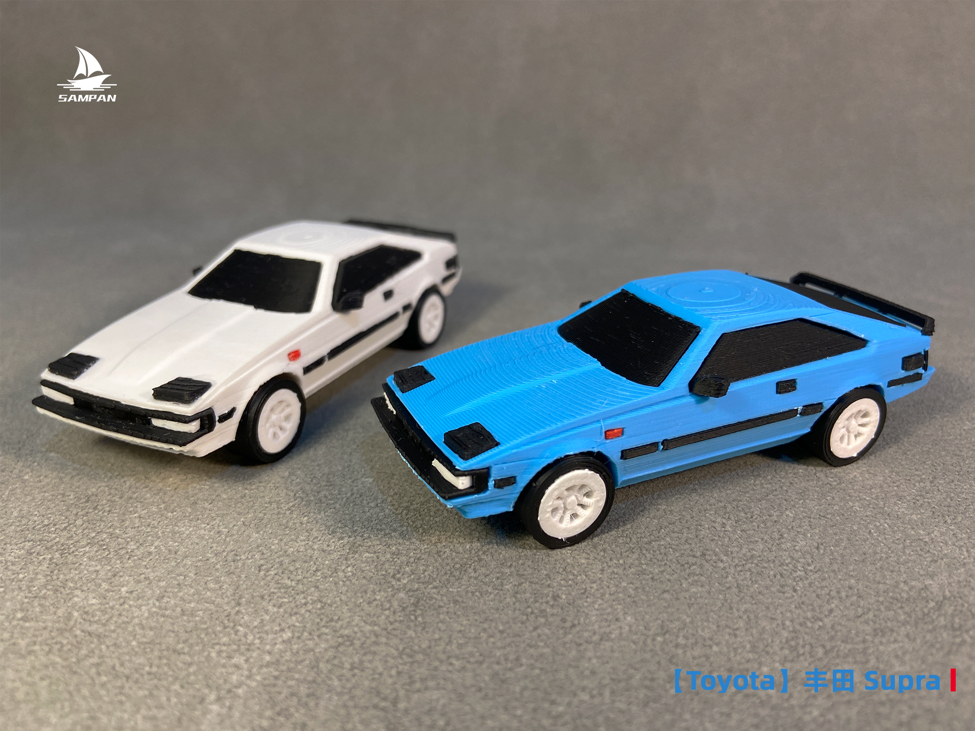 【Toyota】Toyota Supra Model Kit Multi-Color Segmented Assembly Car Model ...