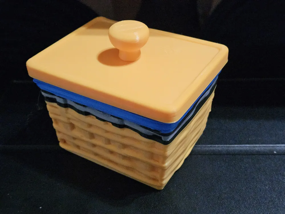 Basketweave Box Storage - Free 3D Print Model - MakerWorld