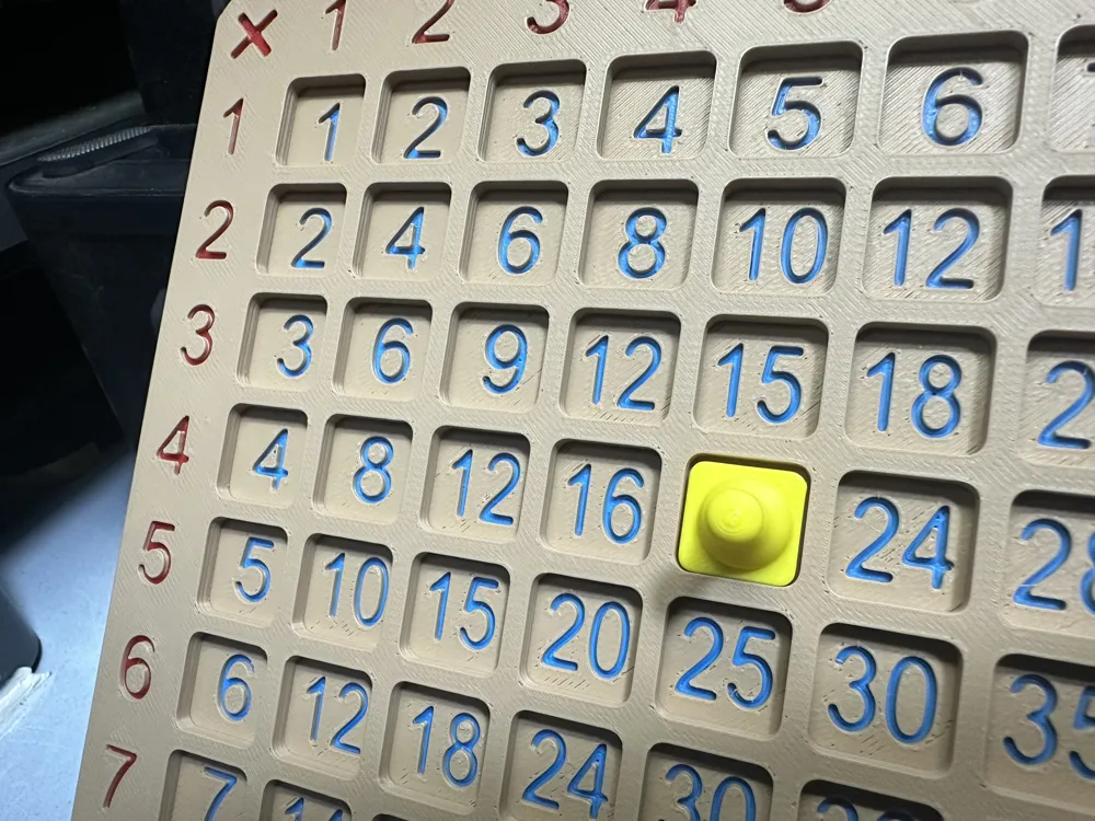 Multiplication Table by Miao Jiabo MakerWorld: Download Free 3D Models