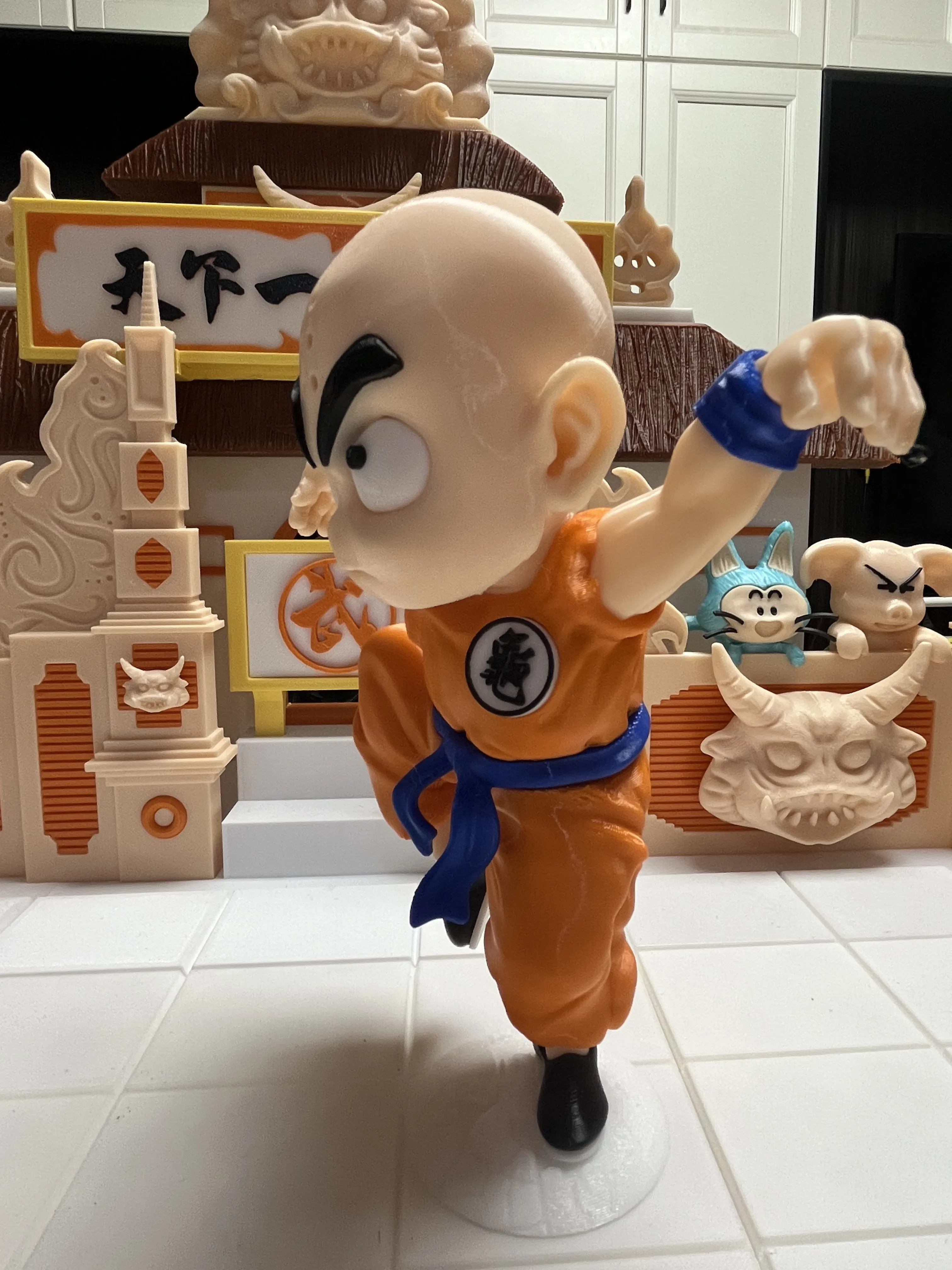 DragonBall-Little Krillin by 超赛痞子汪 MakerWorld: Download Free 3D Models
