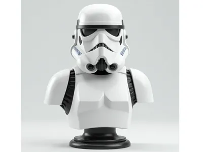 Realistic bust of a Stormtrooper by 3d tisk - Sam MakerWorld: Download ...