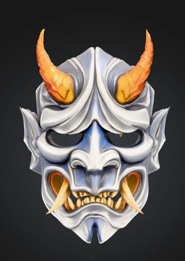 Oni Mask by user_971951363 MakerWorld: Download Free 3D Models
