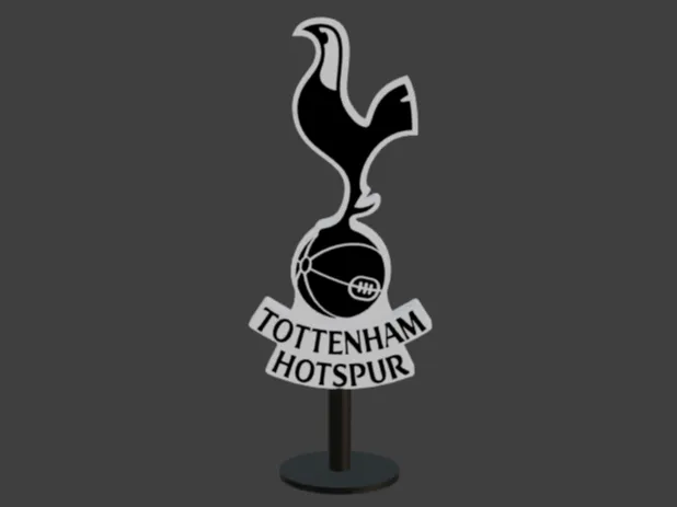 tottenham hotspur logo badge by Simon MakerWorld: Download Free 3D Models