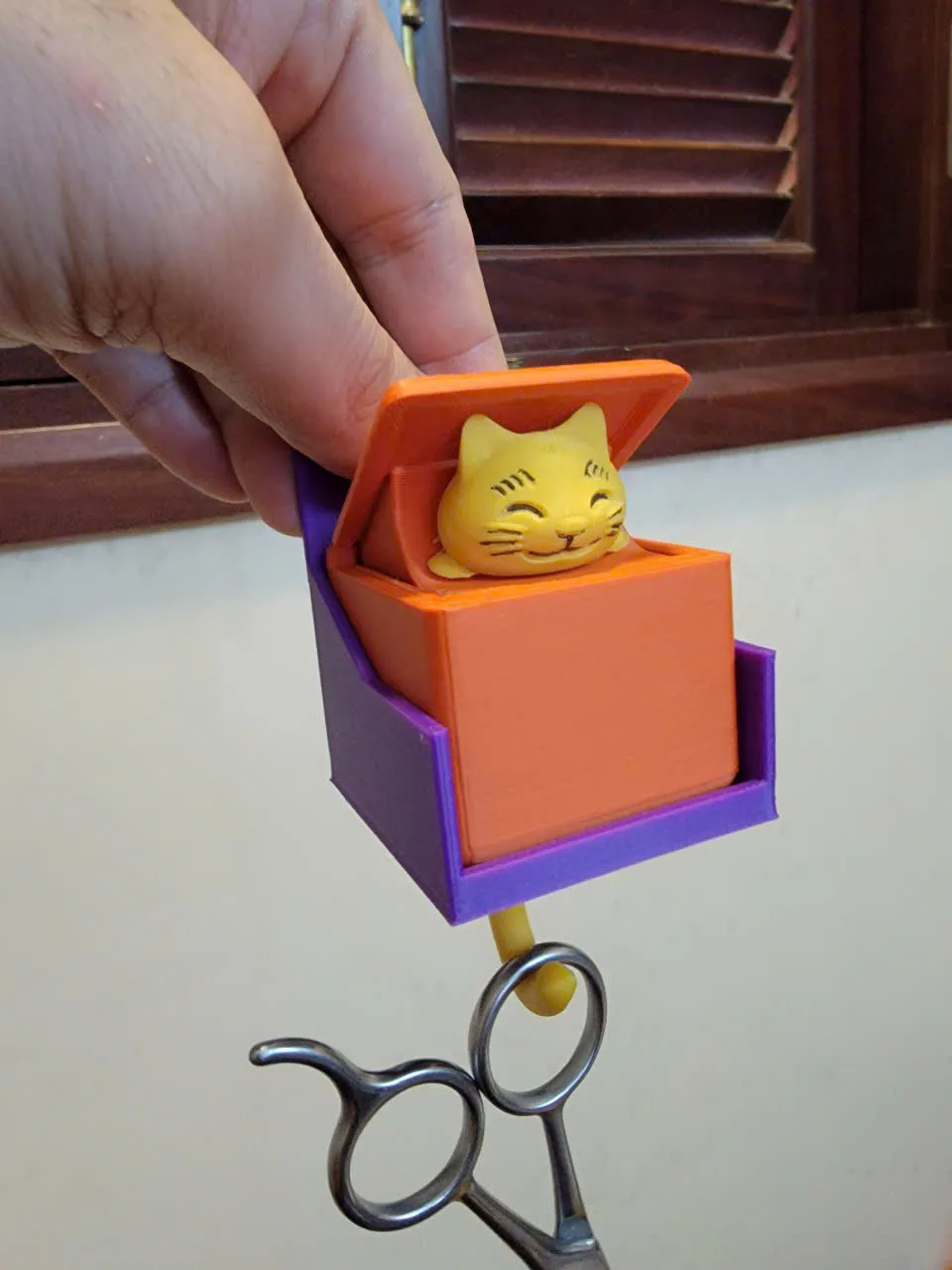 Cat key holder enhanced version with single hanger - Free 3D Print ...