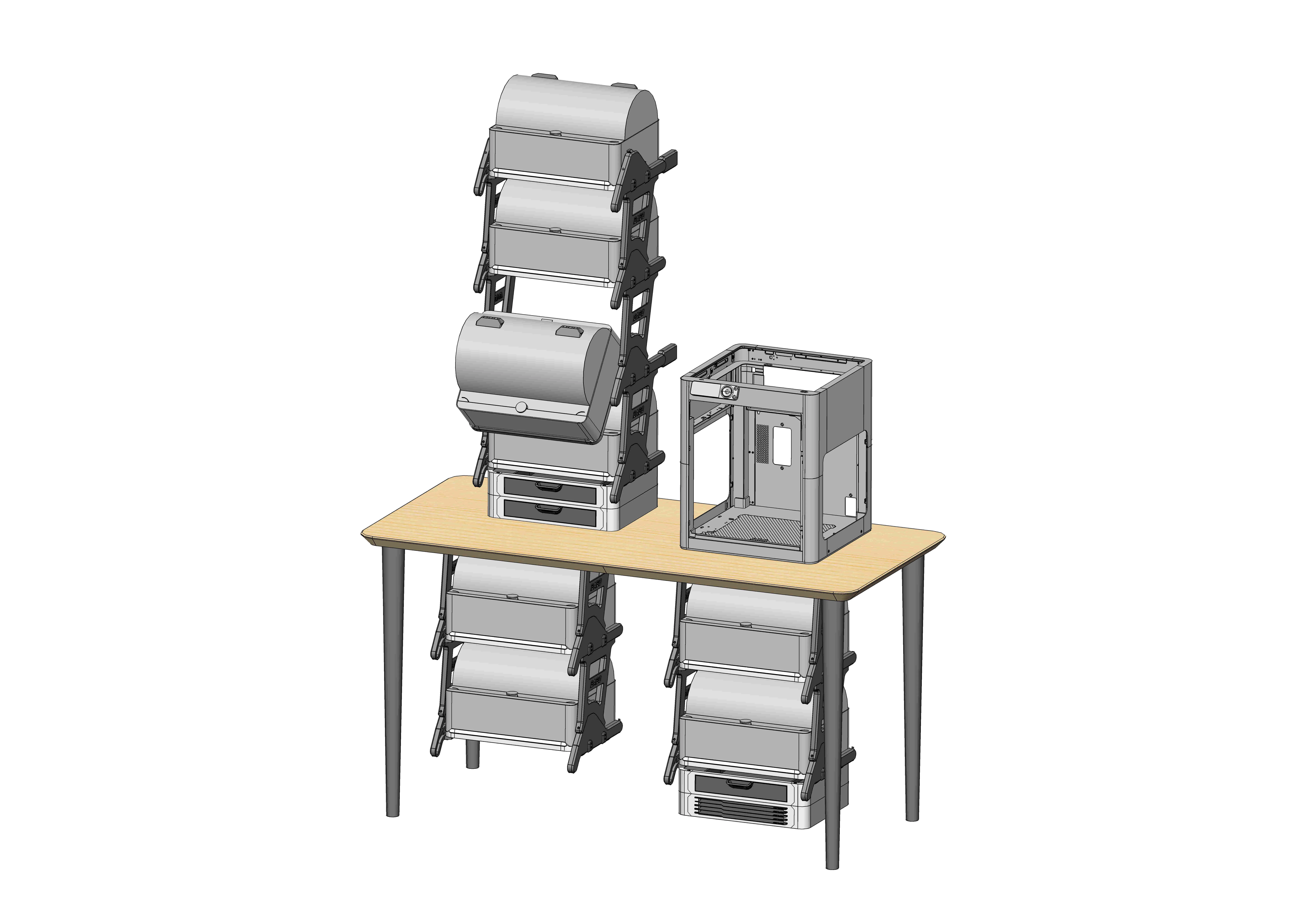 [BaBo duo] AMS drawer stacker by Willi 3D MakerWorld: Download Free 3D ...