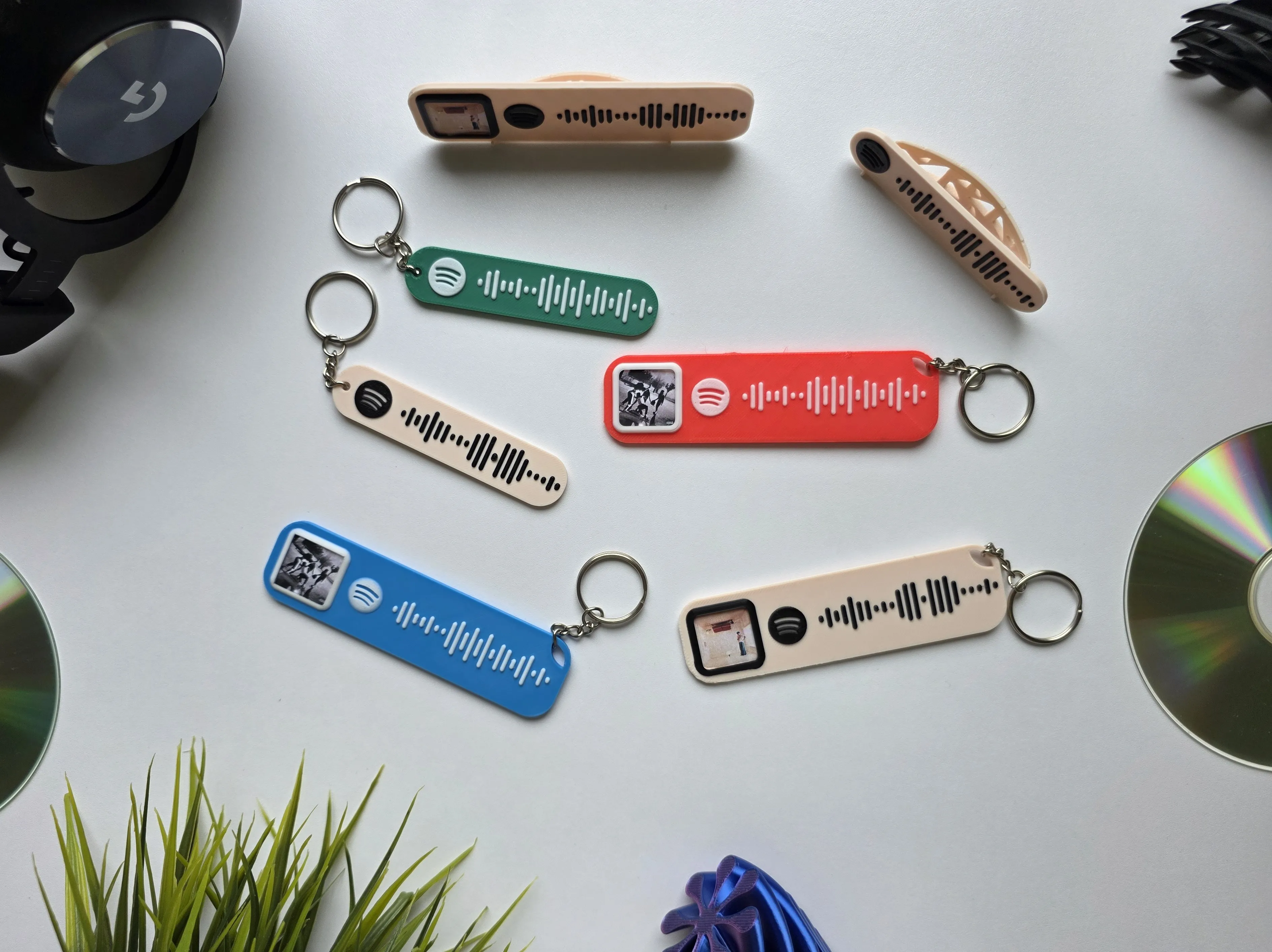Customizable Spotify Keychain / Tag - Free 3D Print Model - MakerWorld