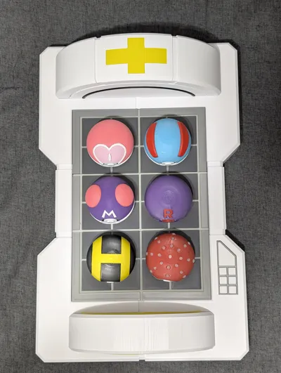 Pokemon Healing Machine - Free 3D Print Model - MakerWorld