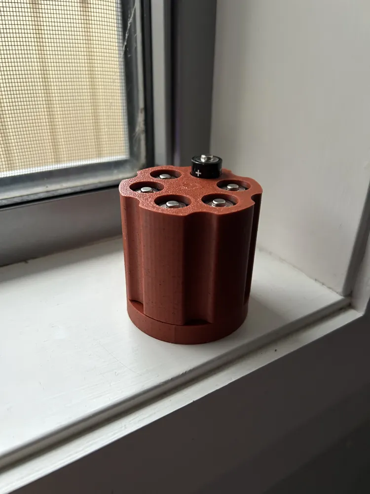 AA Battery Revolver by Charlie MakerWorld: Download Free 3D Models