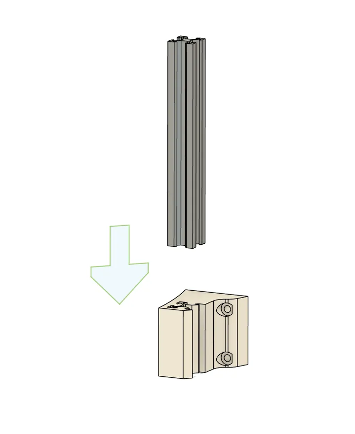 Under desk brackets for drawer slides - Free 3D Print Model - MakerWorld