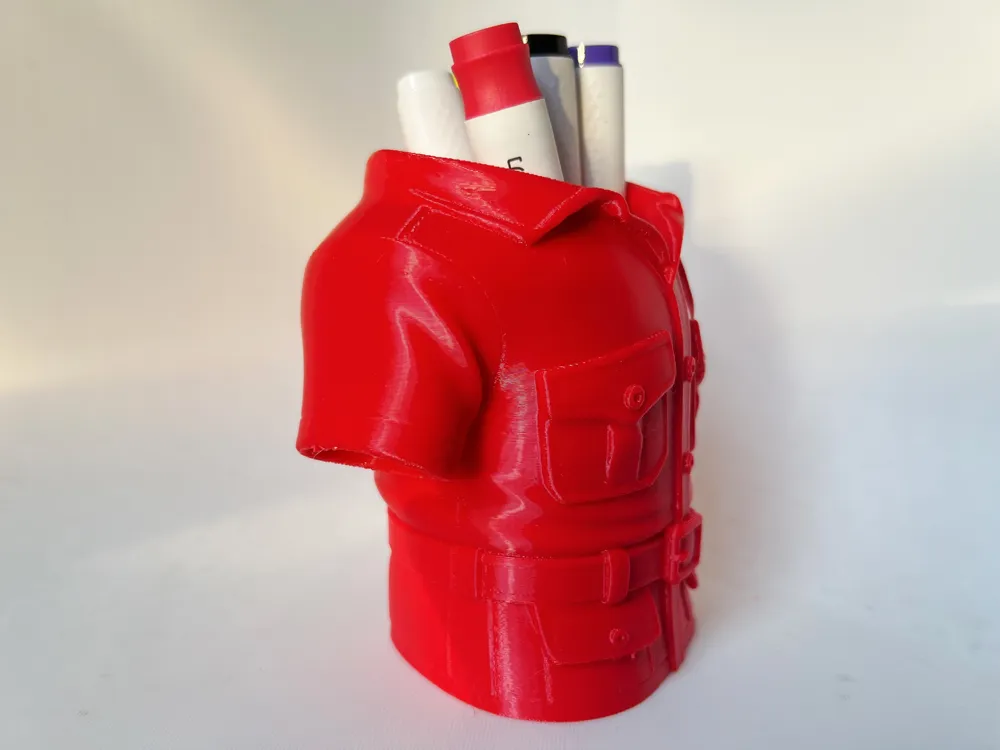 Firefighter Uniform Pen Holder by SparklingStar MakerWorld: Download ...