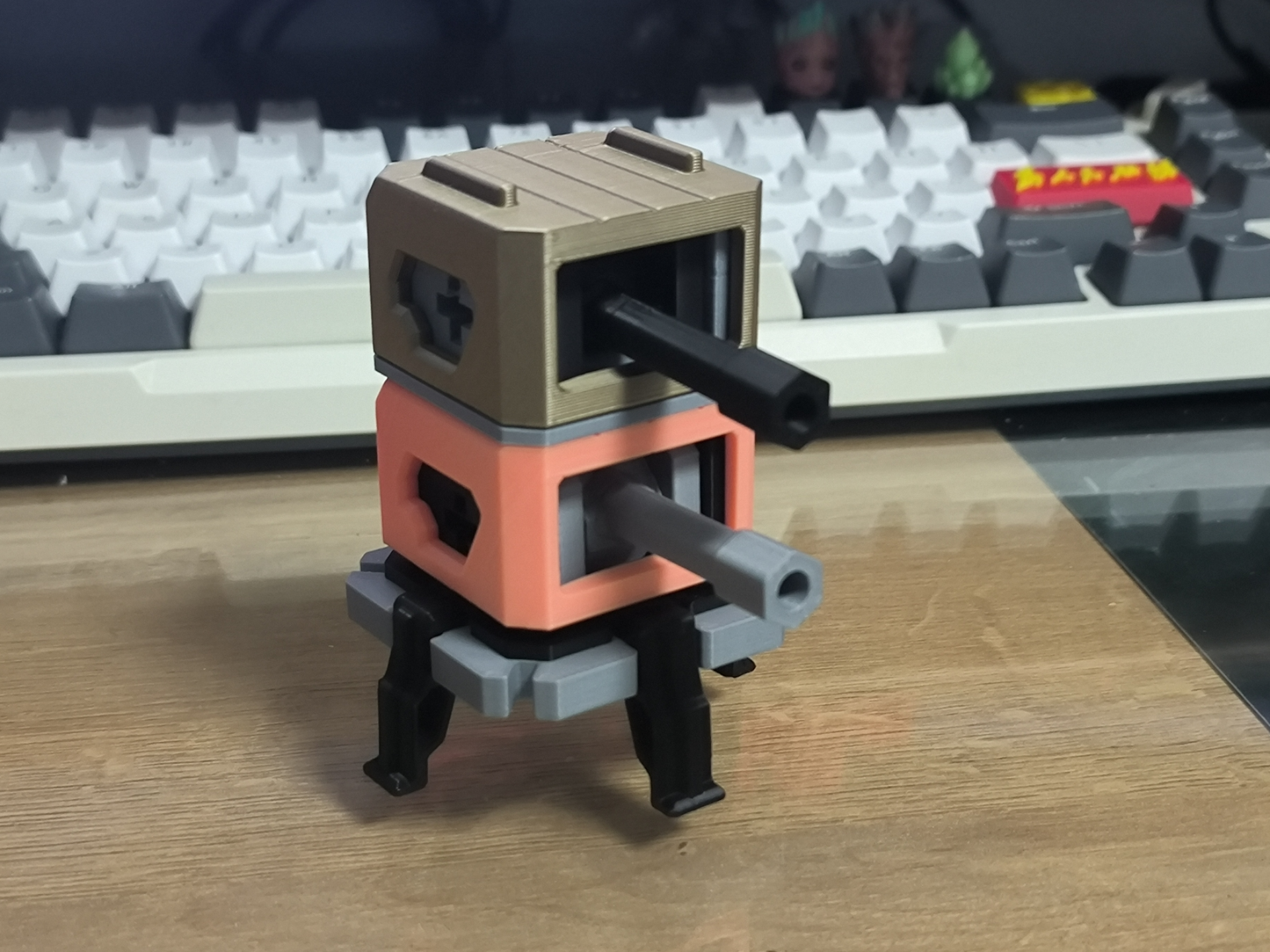 Infinitely Stackable Mini Turret by Puzzle 10th. MakerWorld: Download ...