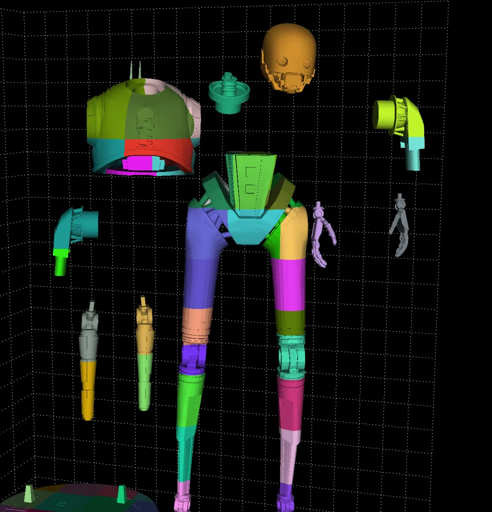 Life-Size Star Wars K-2SO Imperial Security Droid by Ryan @ TheMajinLab MakerWorld: Download ...