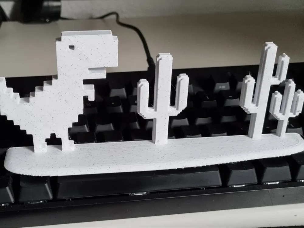 Google Chrome Dino by the king 74893 MakerWorld: Download Free 3D Models