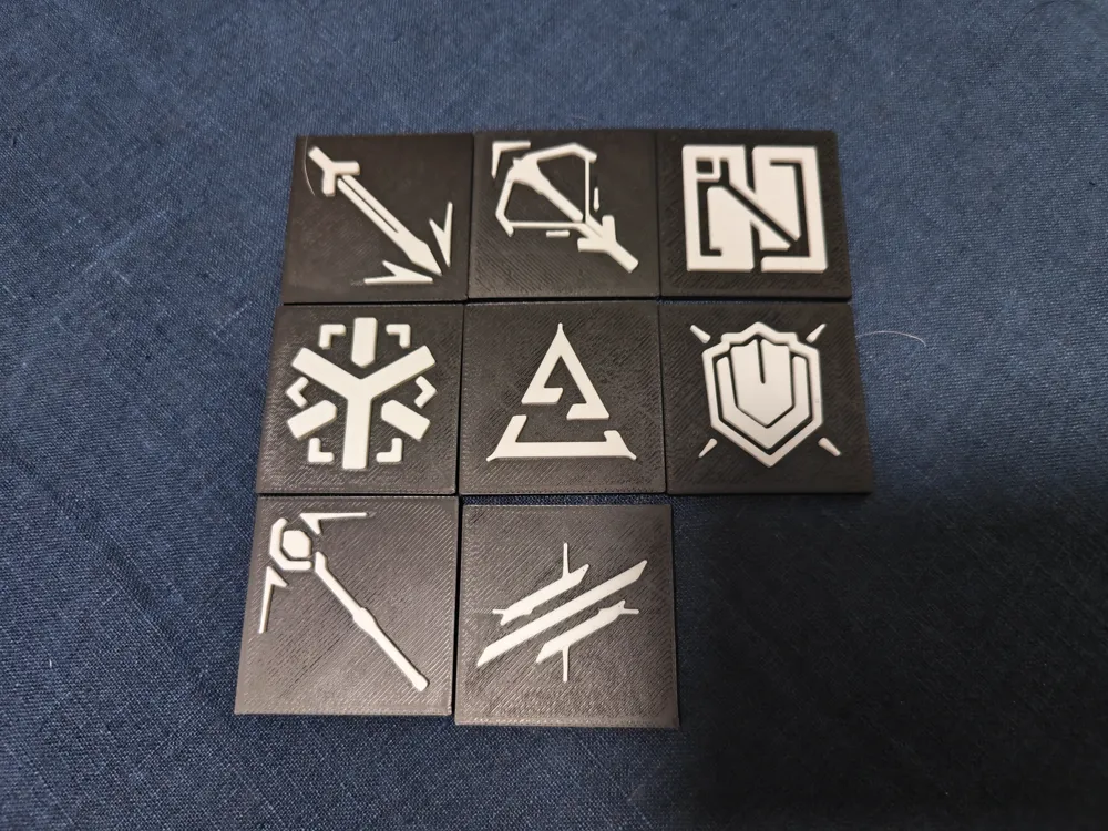 Arknights Class Icons by mulineko MakerWorld: Download Free 3D Models