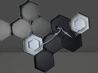Hexagonal LED Panel by Tim_bricolage MakerWorld: Download Free 3D Models
