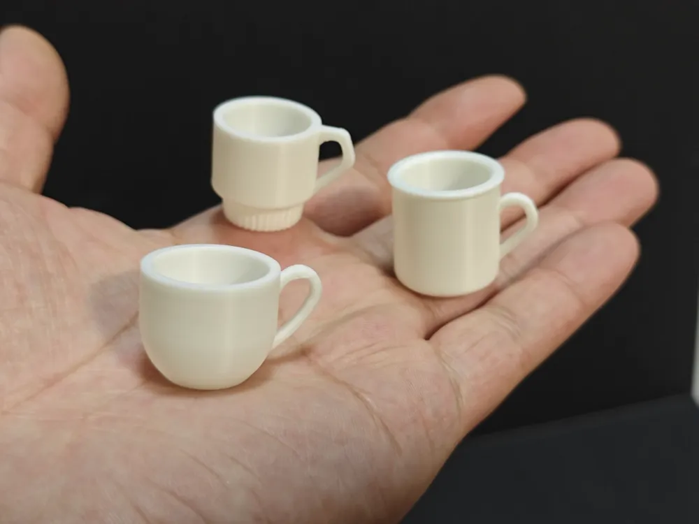 Miniature Coffee Cup and Mug Pendants Keychains (Merely 4 Grams Each ...